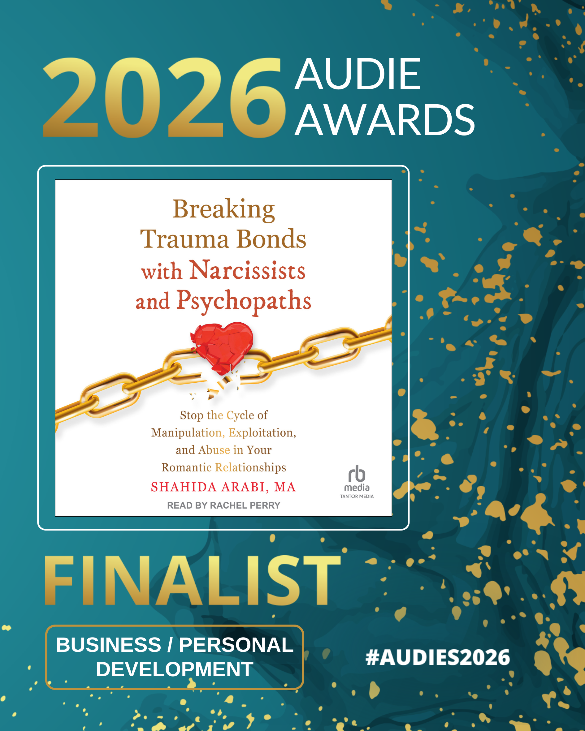 My Book Breaking Trauma Bonds is an Audie Award Finalist! (Breaking ...